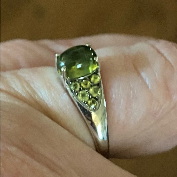 Jewelry | Nwt Italian Vesuvianite Ring In 925 Sterling Silver | Poshmark
